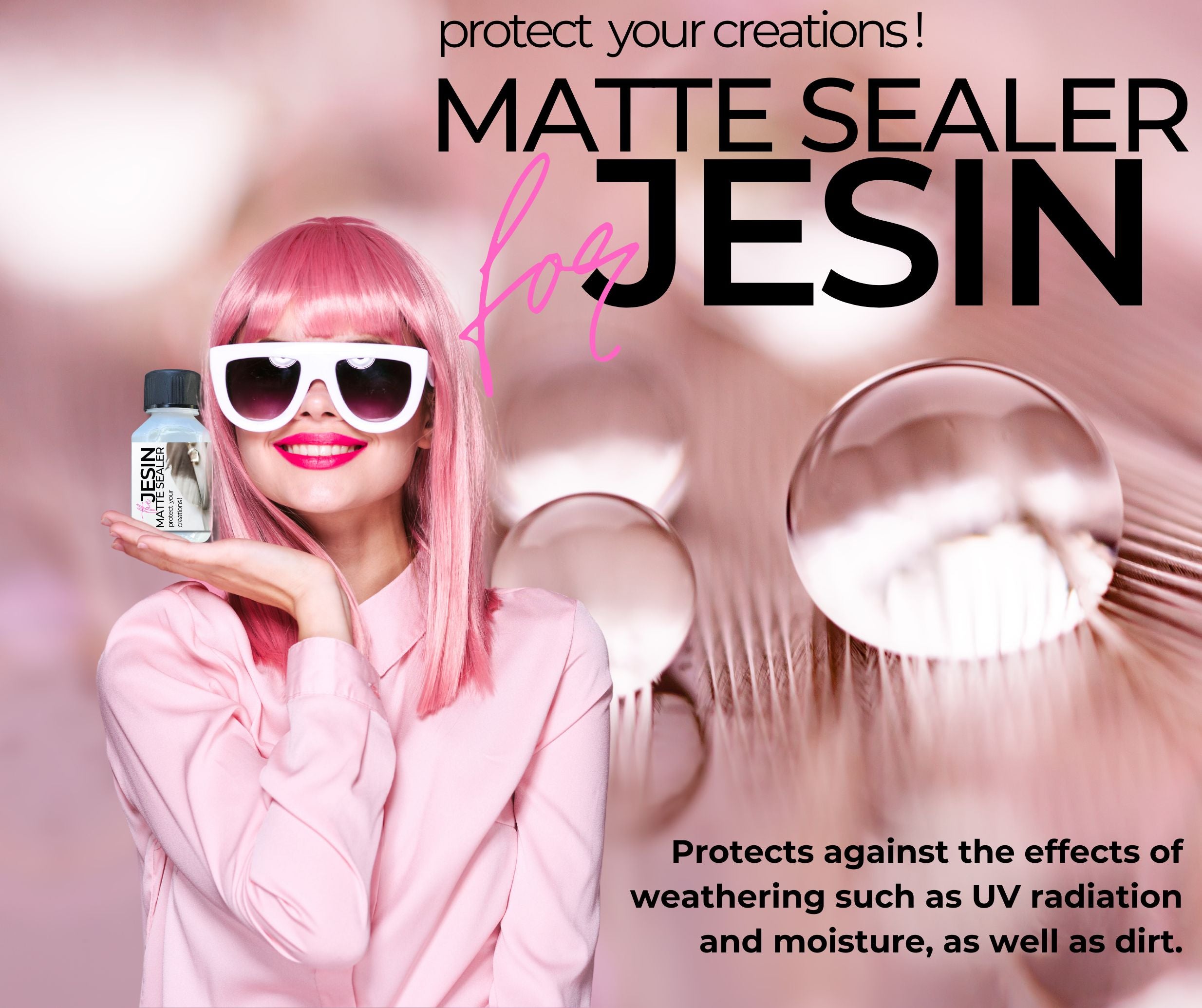 JESIN® MATTE SEALER - 100ml / 3.38 fl.oz